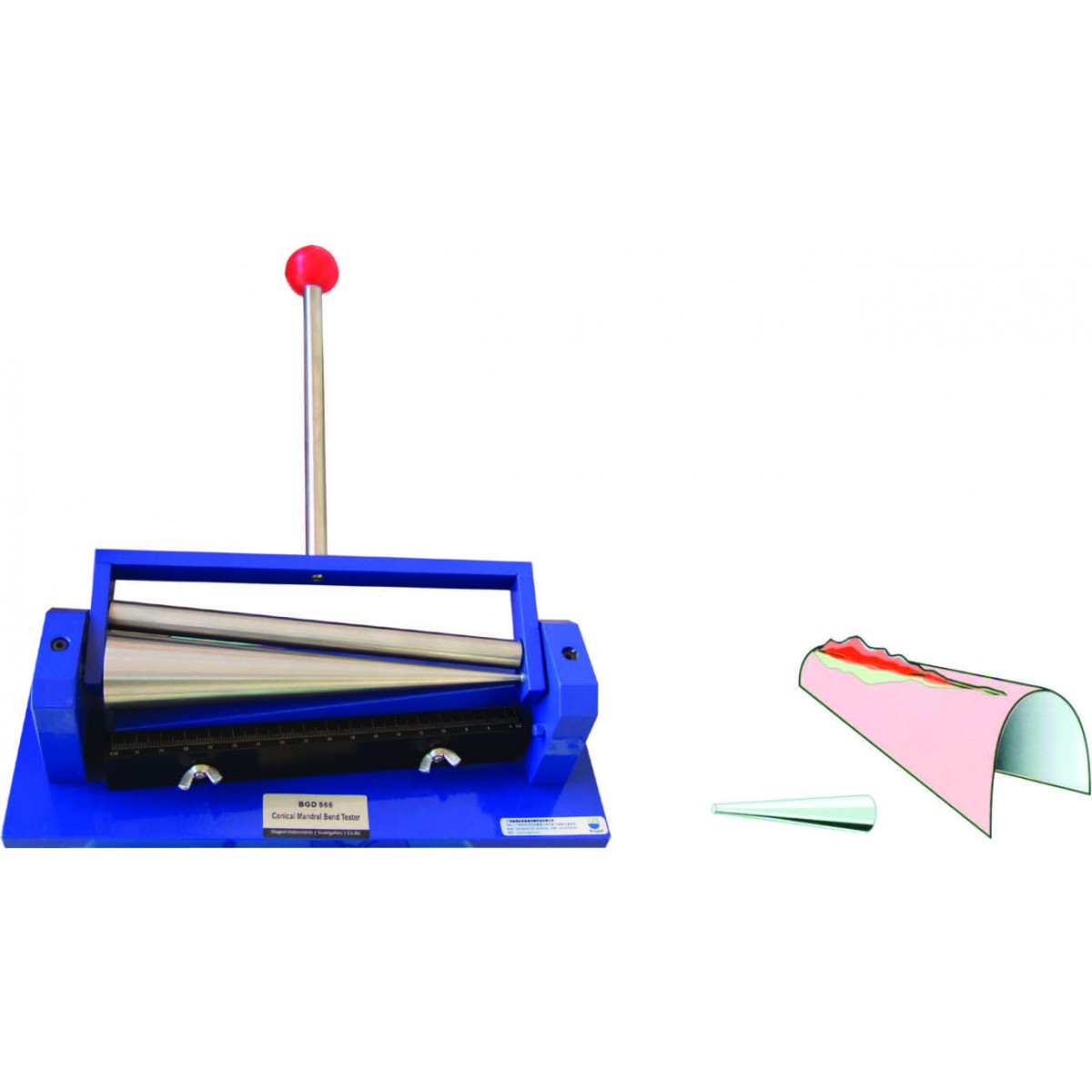 Conical Mandrel Tester - Dry Film Performance - Paint Testing ...