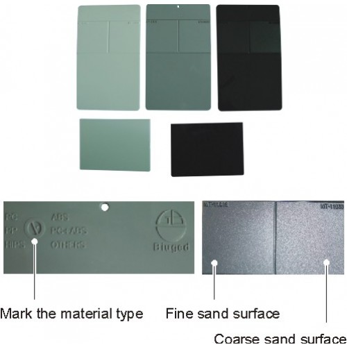 Plastic Sprayout Panels - Test Panels - Opacity/Spread Rate Charts ...